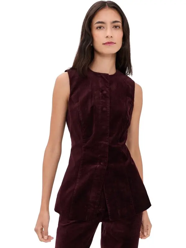 Joe's Jeans The Velveteen Tunic - Cabernet