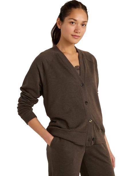 HAVEN WELL WITHIN Fleece Cardigan - Coconut Shell Hthr