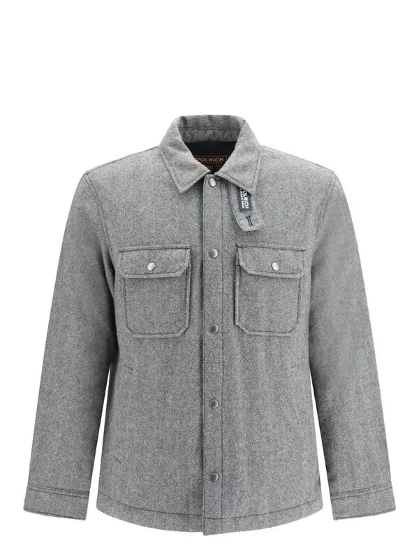 Woolrich Alaskan Herringbone Shirt Jacket - Grey