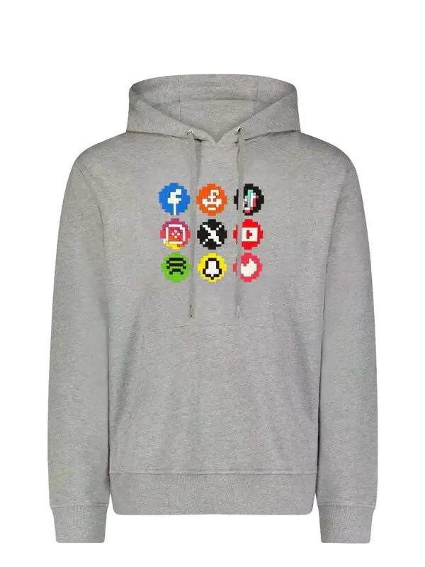 MOSTLY HEARD RARELY SEEN 8-BIT Graphic-print Hoodie - Grey