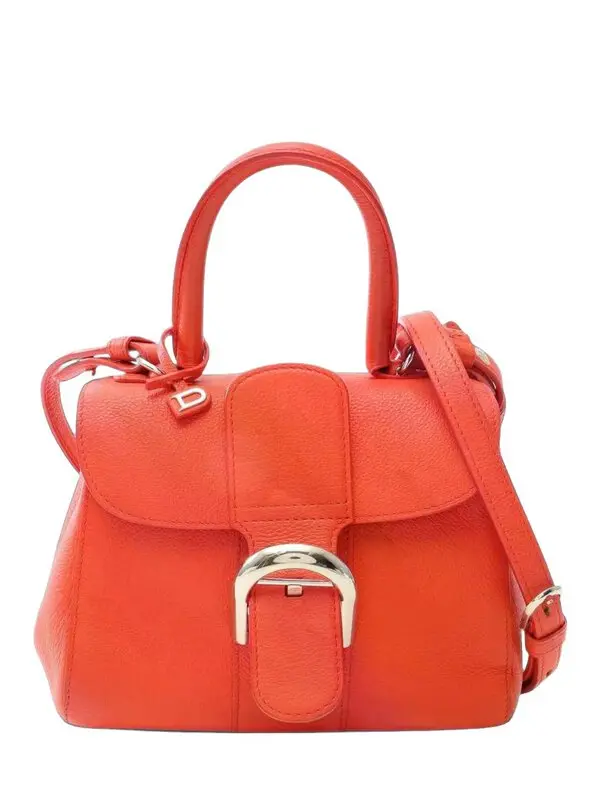 Delvaux 2010s Brillant Two-way Mini Bag - Orange