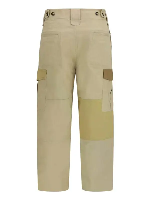MARANT ETOILE Renzae Patchwork Cargo Pants - Neutrals
