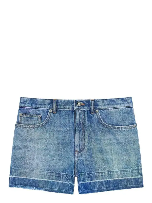 Givenchy Shorts In Medium Denim - Blue