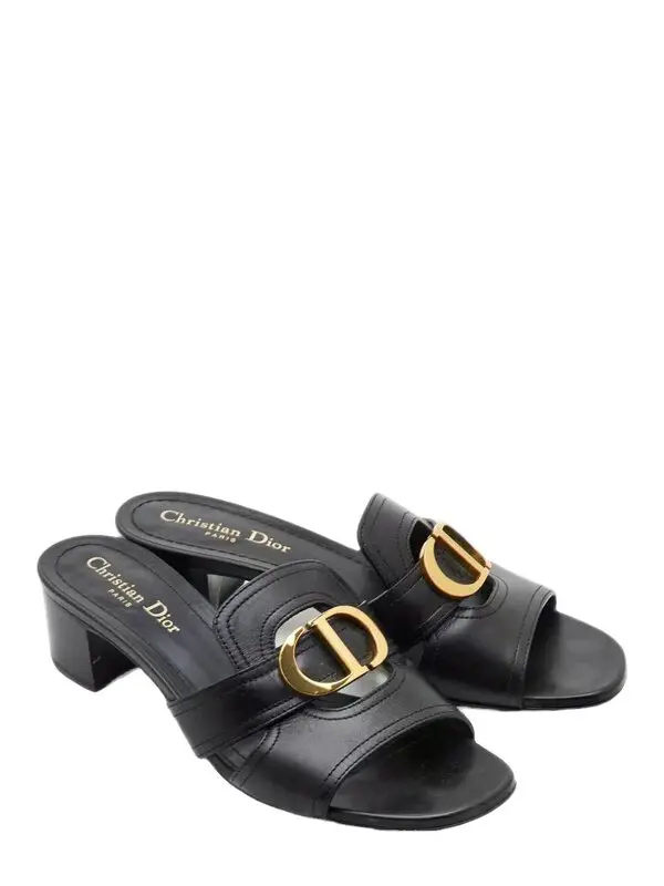 Dior 30 Montaigne Sandals - Black
