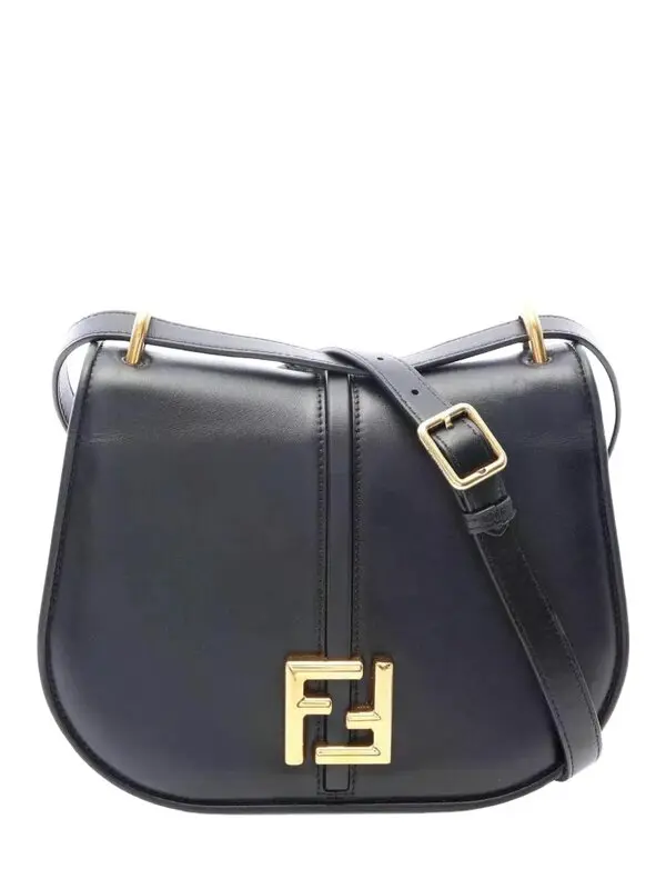 Fendi 2010s Medium C'mon Shoulder Bag - Black