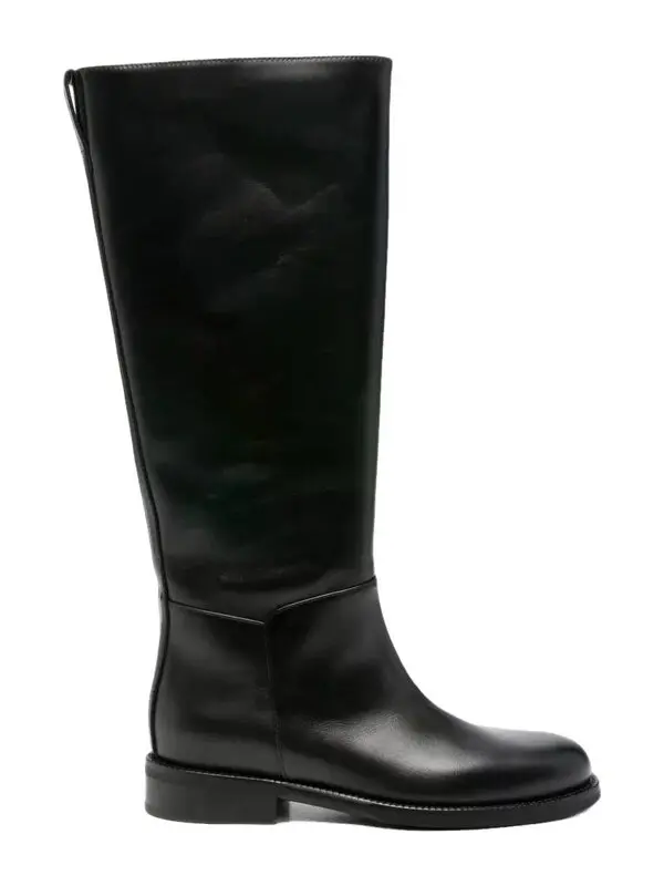 Liviana Conti Leather Knee-high Boots - Black
