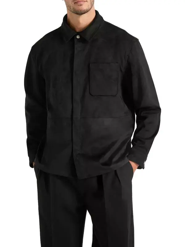 Manière De Voir Andy Panelled Shirt - Black