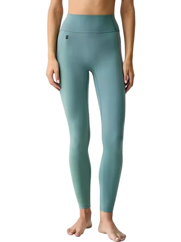 On Studio Logo-tag Leggings - Blue