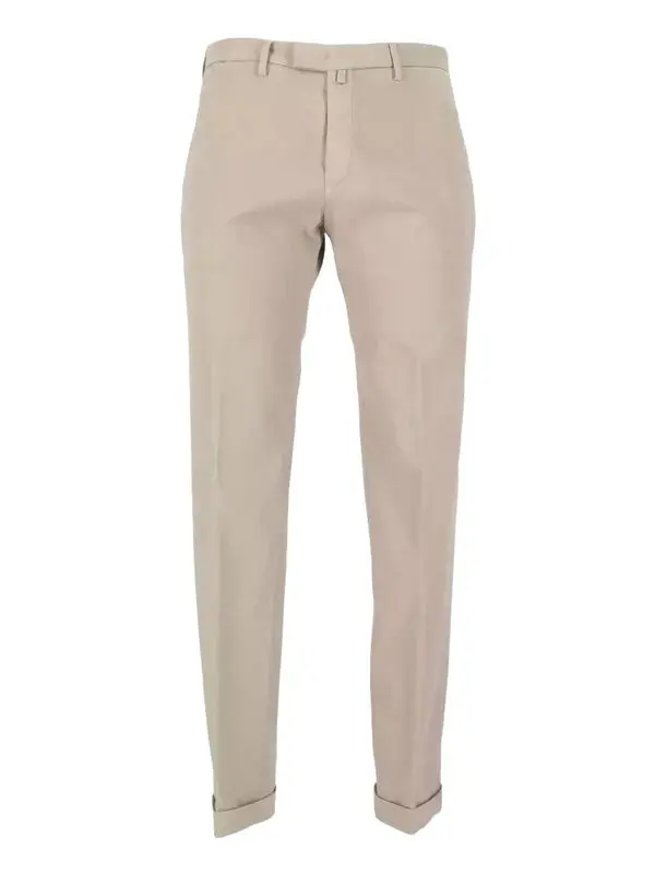 BRIGLIA 1949 Turn-up Cuff Trousers - Neutrals