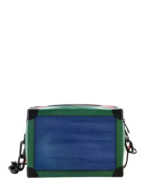 LOUIS VUITTON Soft Trunk Bag Colorblock Epi Leather Crossbody Bag - Blue