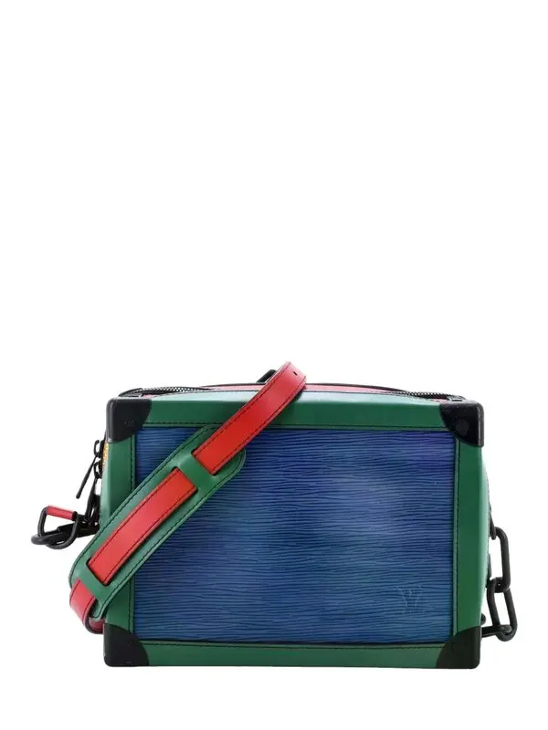LOUIS VUITTON Soft Trunk Bag Colorblock Epi Leather Crossbody Bag - Blue