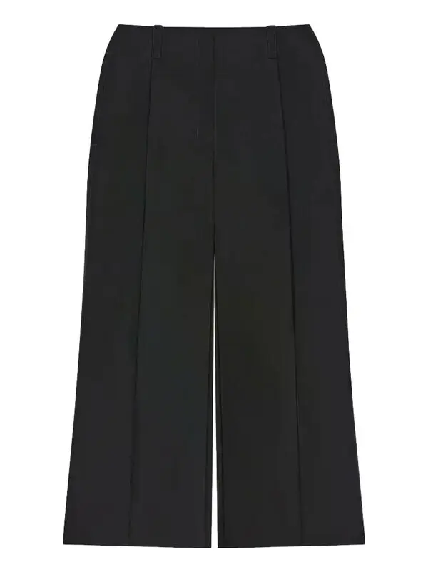 Givenchy Midi Pants Skirt In Wool And Mohair - Black