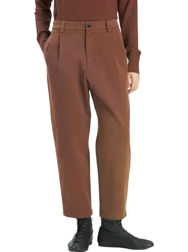 Barena Venezia Roxanne Pleated Trousers - Brown