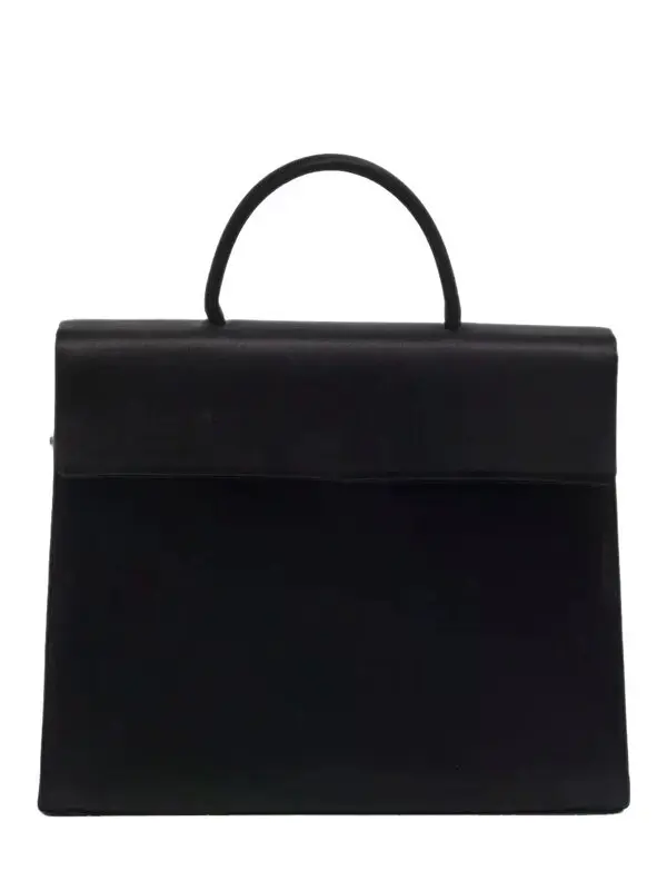 Prada Raso Tote Bag - Black
