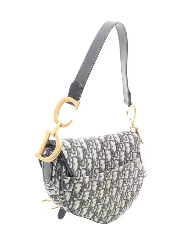 Dior 2010s Oblique Saddle Tote Bag - Neutrals