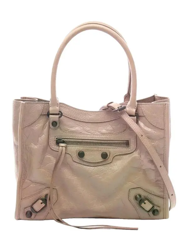 Balenciaga 2010s Mini Le City Two-way Handbag - Neutrals