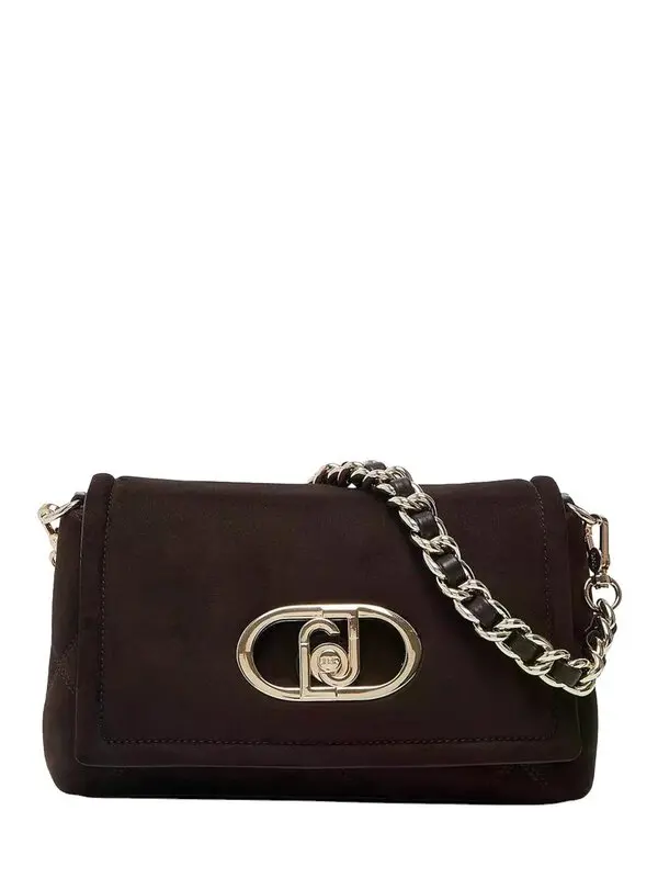 Liu Jo Medium Lapuffy Bag In Microfiber - Brown