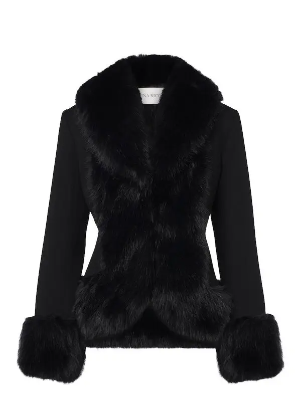 Nina Ricci Wool And Cashmere Jacket - Black