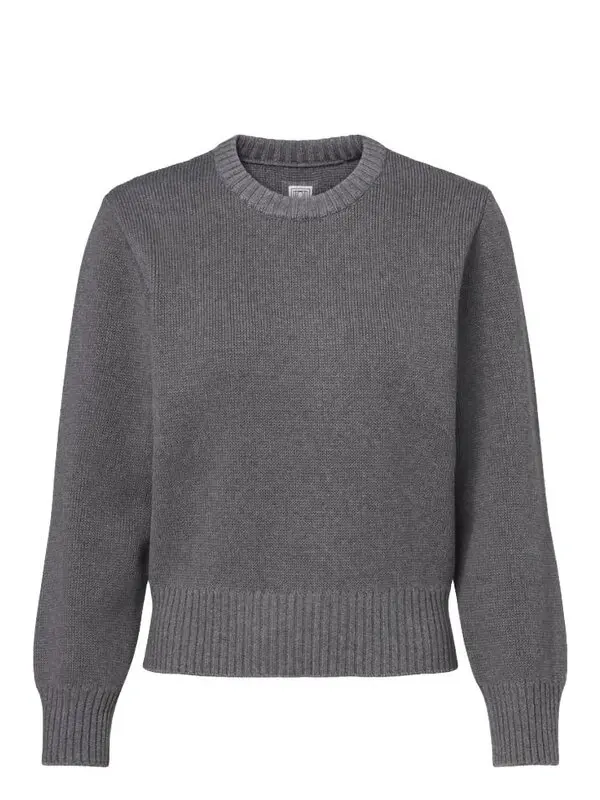 TOTEME Wool And Cotton Sweater - Grey