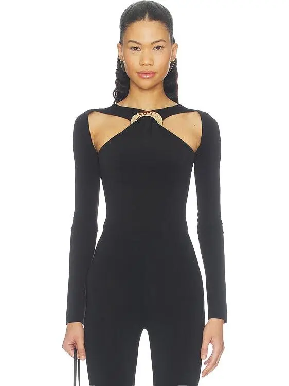 LOVERS AND FRIENDS Noelle Bodysuit - Black