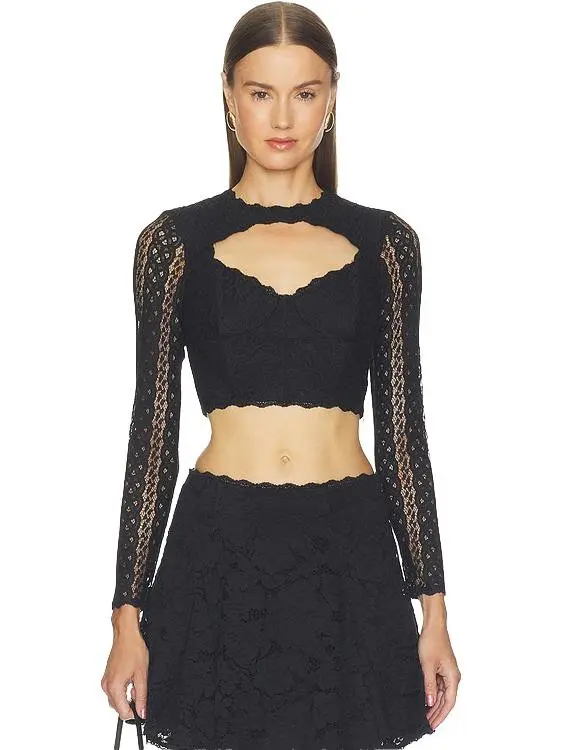 Charo Ruiz Ibiza Beatrice Top - Black