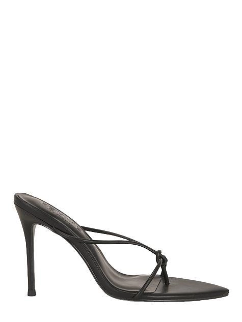 Femme La Slipper Heel In Black - Noir