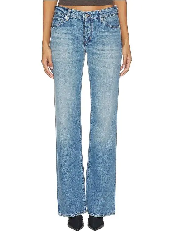 FRAME The Off Duty Rodeo Jeans In Blue - Flutter