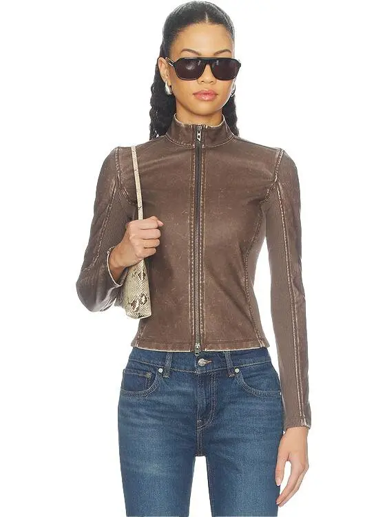 DIESEL® T-hunder Top In Brown - Chocolate