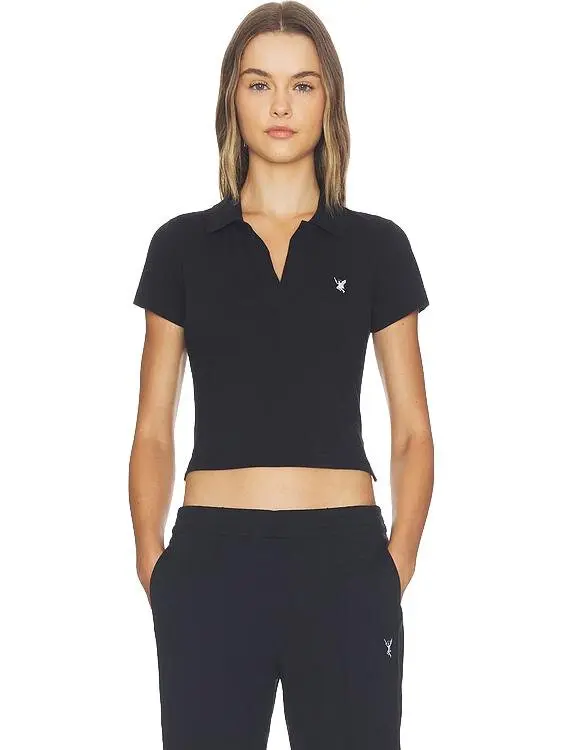 HAELO Archangel Crop Polo - Black