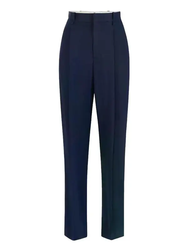 Elisabetta Franchi Flowing Gabardine Trousers - Blue