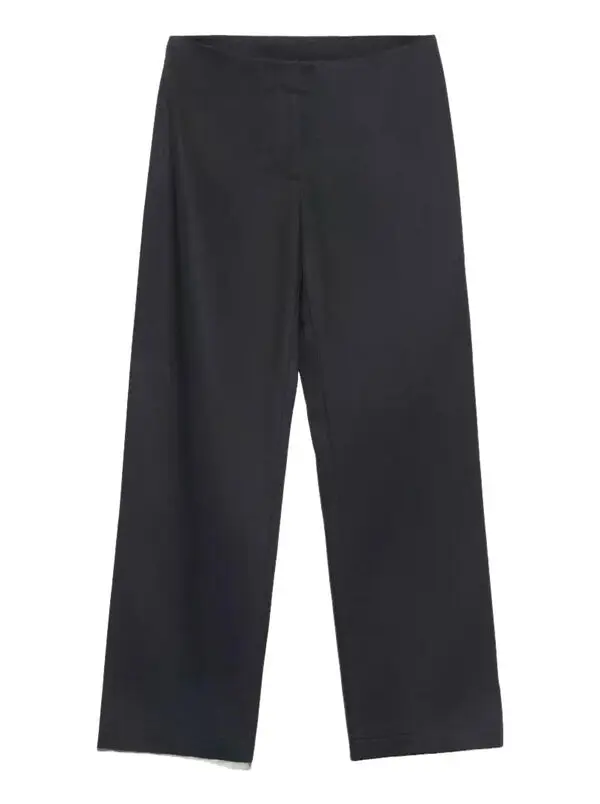 Bimba Y Lola Navy- Straight-leg Trousers - Blue