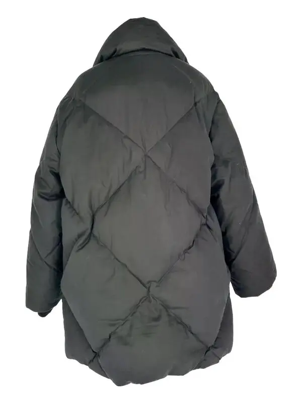 Burberry Diamond Quilted Coat - Black