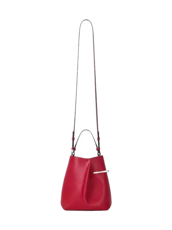 Givenchy Pinch Me Pouch In Nappa Leather - Red