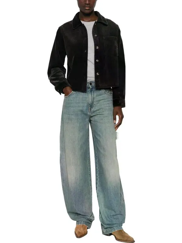 DARKPARK Audrey Faded-effect Hammer-loop Jeans - Blue