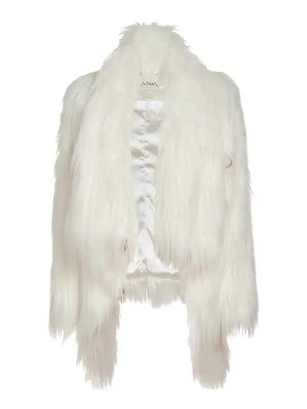 N'ONAT King Wrap Vegan Coat - White