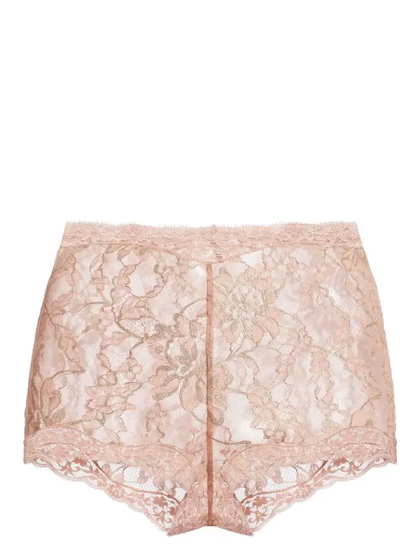 Valentino Garavani Stretch Lace Mini Shorts - Neutral