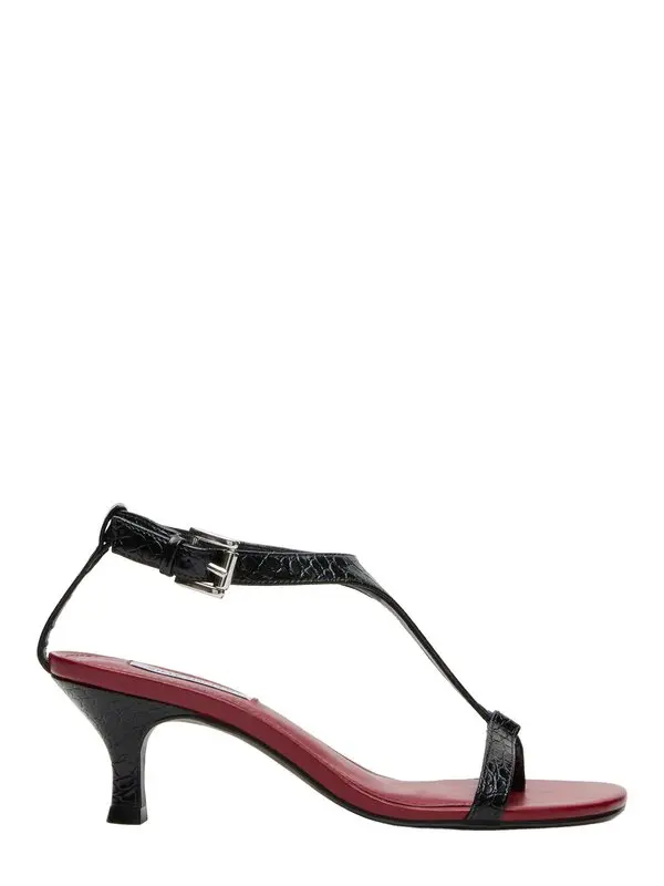 Steve Madden Luni Thong Heels - Black Multi