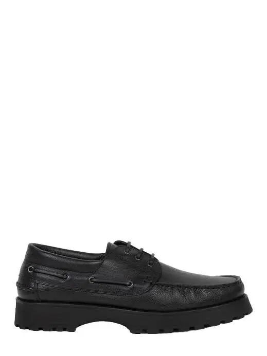 BOBBIES Leif Boat Shoes - Caviar