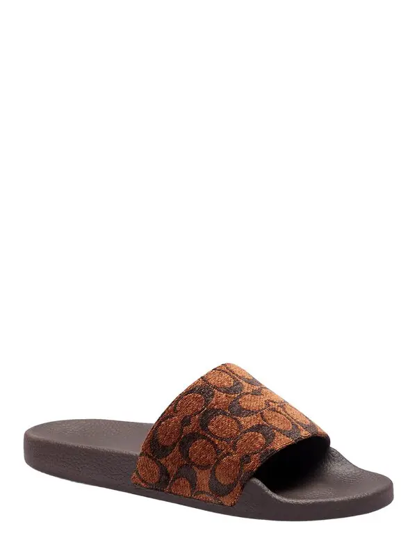 COACH OUTLET Udele Sport Slide In Signature Chenille - Truffle