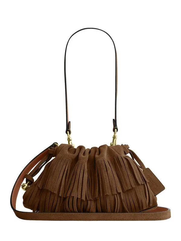 COACH OUTLET Faye Shoulder Bag With Fringe - Im/cedar