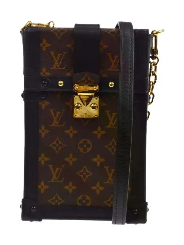 LOUIS VUITTON 2019 Monogram Pochette Trunk Shoulder Bag - Brown