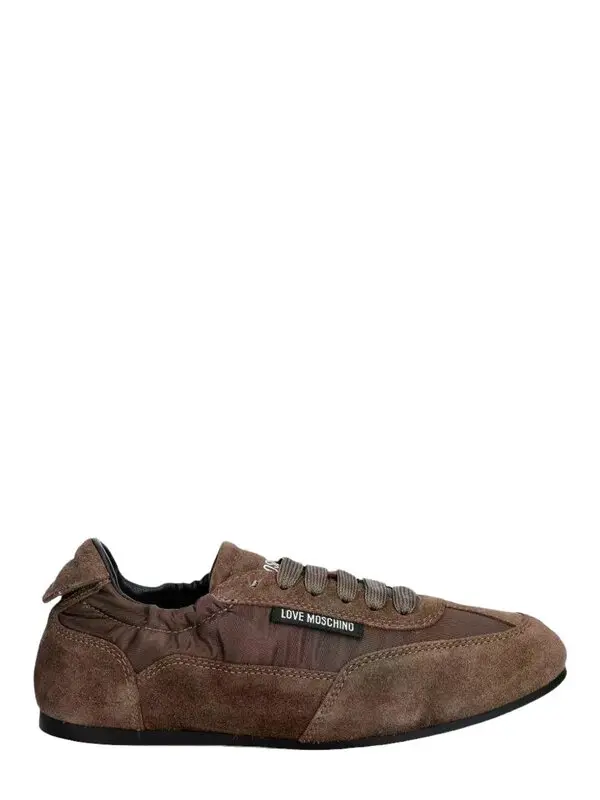 Moschino Lace-up Sneakers - Brown