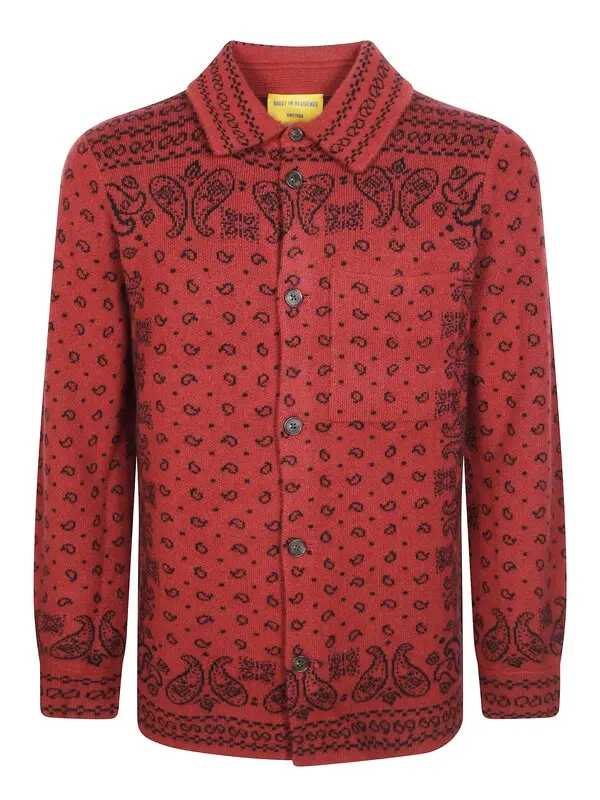 Guest In Residence Cashmere Wild Rag Work Shirt - Rosso