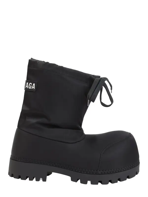 Balenciaga Alaskan Low Nylon Boot - Black