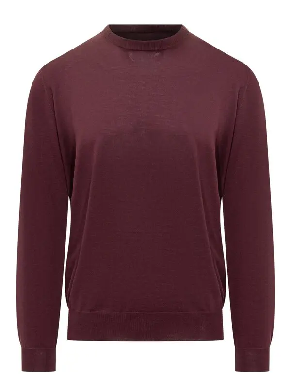 FILIPPO DE LAURENTIIS Merino Wool Basic Crewneck Sweater - 371