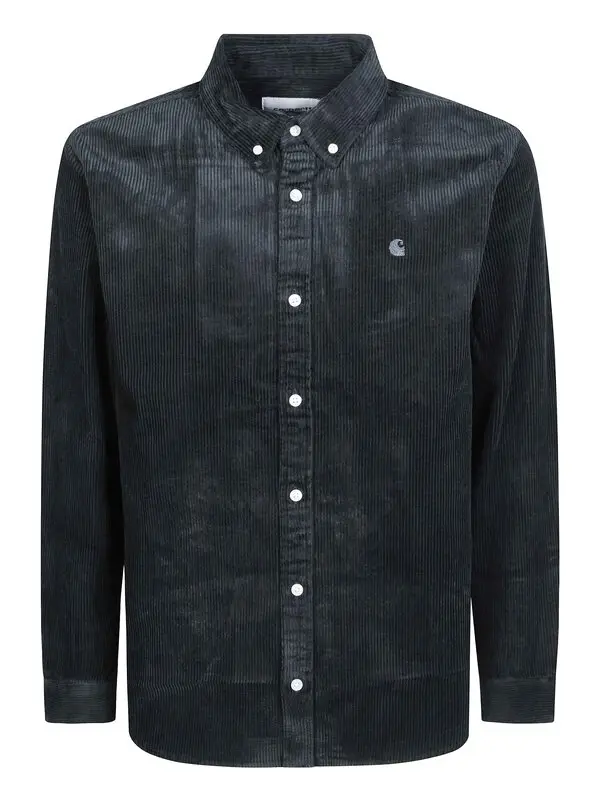 Carhartt Madison Cord Shirt - Nero