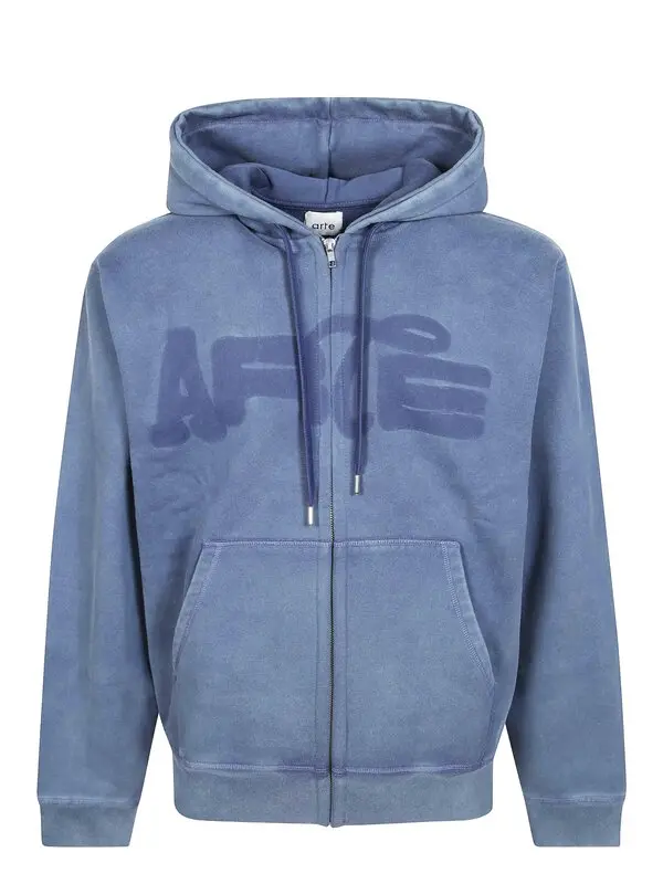 ARTE Fadeout Zip Hoodie For - Blu