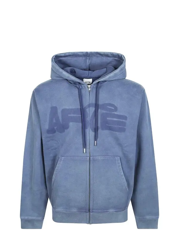ARTE Fadeout Zip Hoodie For - Blu