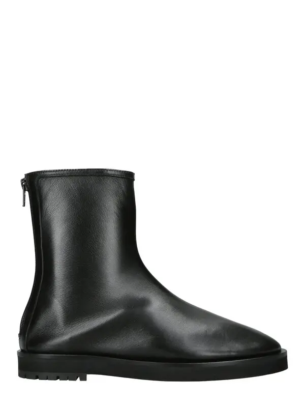 Dear Frances Leather Joss Ankle Boots - Black