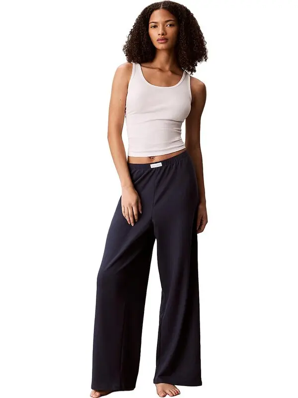 Calvin Klein Classic Comfort Cozy Waffle Pants - Blue Nights